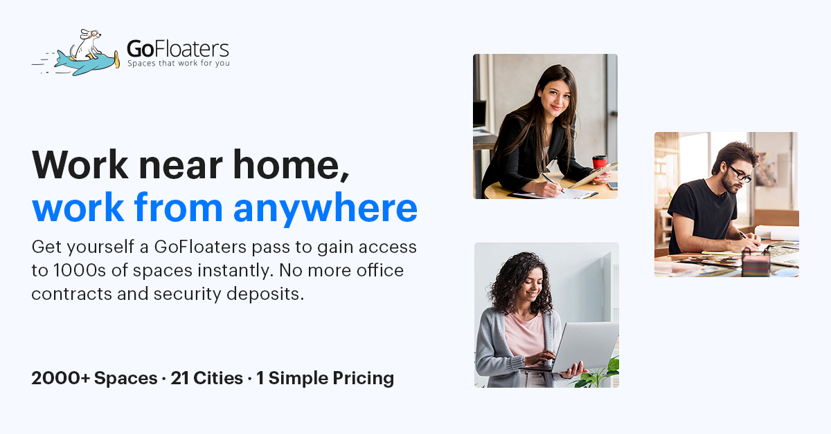 GoFloaters Passes | Work near home, Work from Anywhere